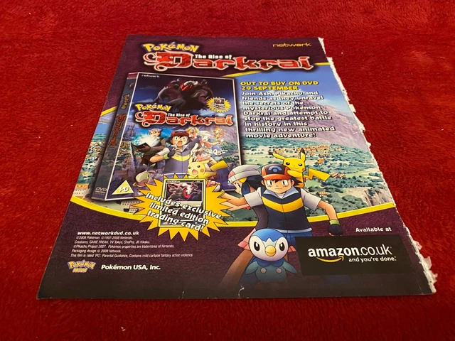 GAME8 MOVIE ADVERT 11X8 Pokemon The Rise Of Darkrai Dvd £8.99 - PicClick UK