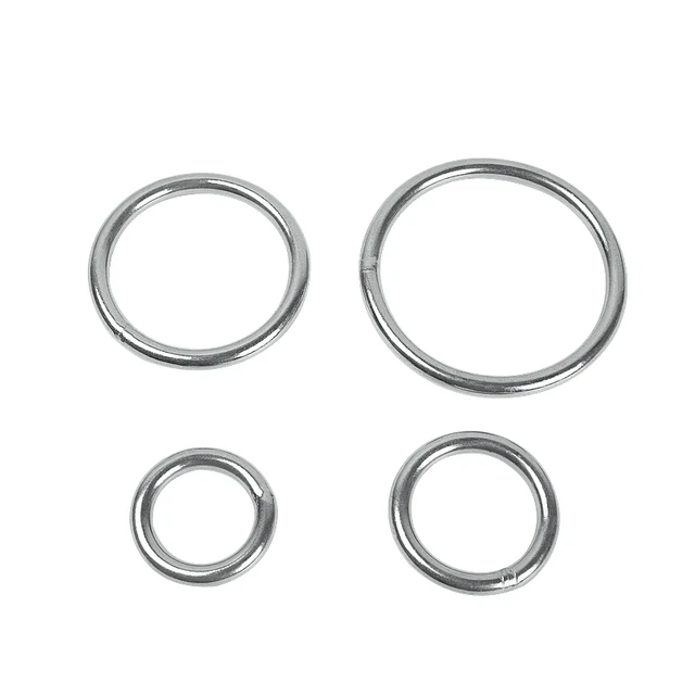 M3-M10 O RINGS Edelstahl Rundring O-Ringe Metall Geschweißtes Massiver ...