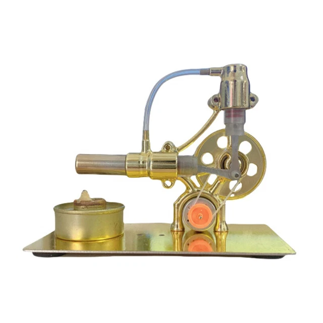 HOT AIR STIRLING Engine Motor Educational Steam Engine Model Desktop ...