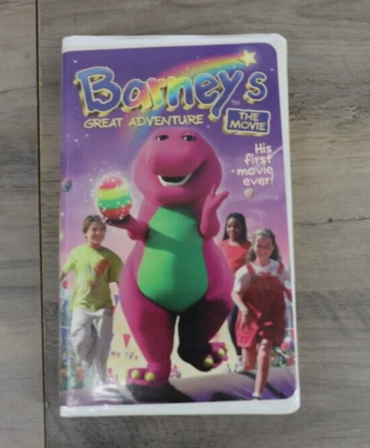 VINTAGE BARNEYS GREAT Adventure The Movie 1998 Clamshell VHS Tape Movie ...