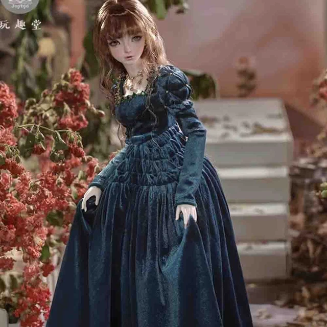 FULL SET 1/4 BJD Doll Ball Joint Doll Resin Girl Medieval Princess ...