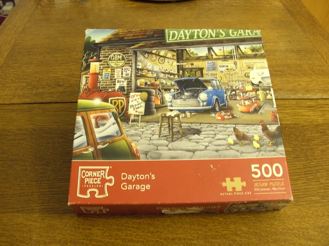 DAYTON'S GARAGE CAR Jigsaw Puzzle Classic Mini Frofeye Enamel Sign ...