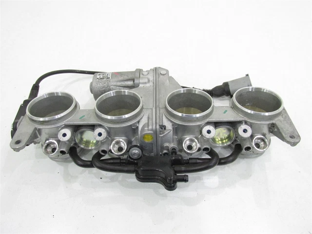 BMW S1000RR THROTTLE Bodies Body Injector Fuel Rail Sensor TPS Airbox ...