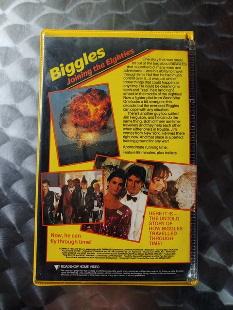 BIGGLES: JOINING THE Eighties - VHS Movie Video - Big Box Ex Rental Clamshell $14.87 - PicClick AU