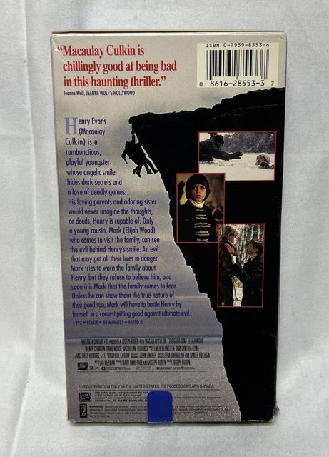 THE GOOD SON VHS 1993, 1995 Macaulay Culkin Elijah Wood - Rental £6.09 ...
