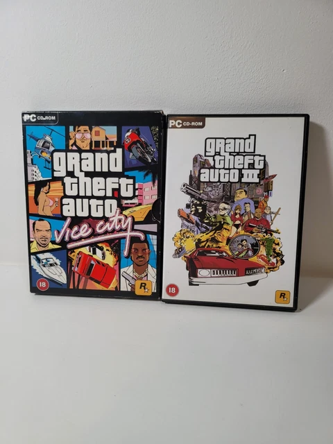 GRAND THEFT AUTO GTA Vice City PC CD Game Complete Rockstar £20.00 ...