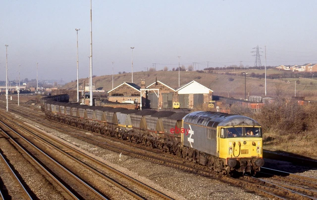 ORIGINAL 35MM SLIDE BR Class 56 no.56002 at Toton +rights for use £3.99 ...