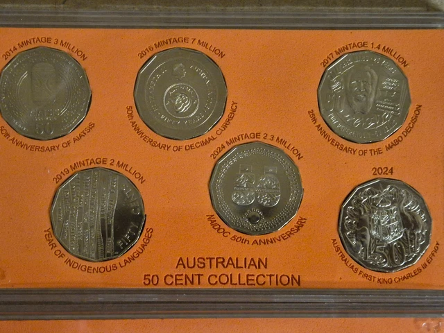 &RARE & SCARCE& Australian 50c Cent Coin set $40.00 - PicClick AU