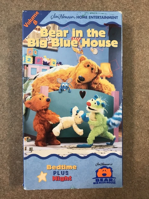 BEAR IN THE Big Blue House VHS volume 8 coucher plus nuit EUR 16,56 ...