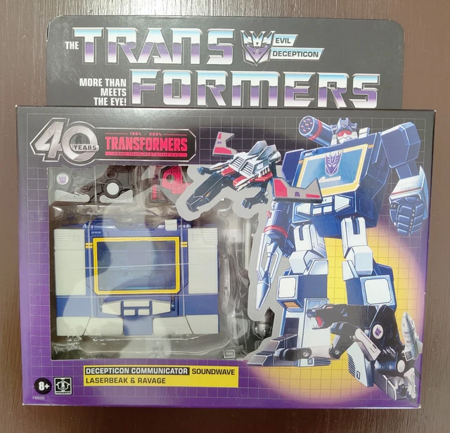 TRANSFORMERS RETRO 40TH Anniversary G1 Soundwave Laserbeak Ravage EUR ...