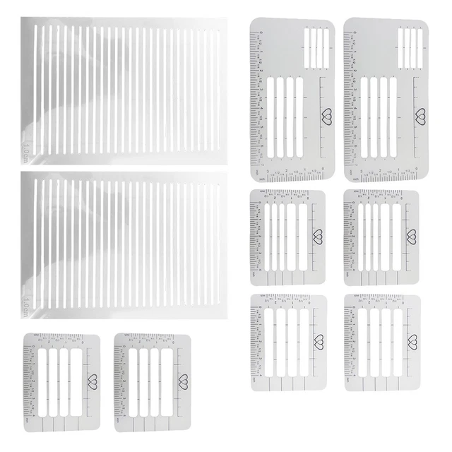 PLASTIC SCRAPBOOKING TEMPLATES Addressing Guide Stencil Writing Letter ...