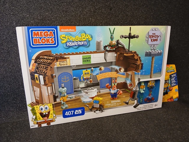 MEGA BLOKS SPONGEBOB Squarepants Krusty krab Attack ,plus 2014 ...
