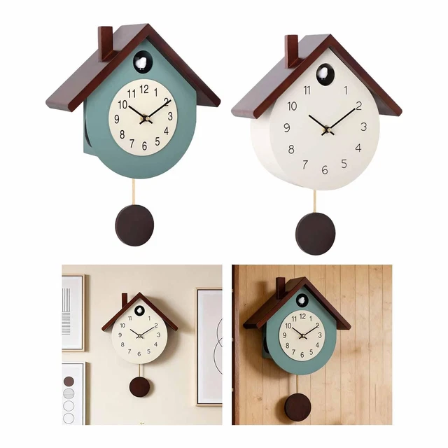 HORLOGE À COUCOU carillon avec pendule à volume réglable et affichage ...