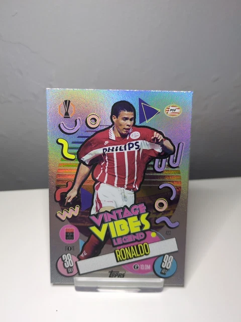 MATCH ATTAX 24/25 2024 2025 R9 Ronaldo Nazario PSV Vintage Vibes Foil ...