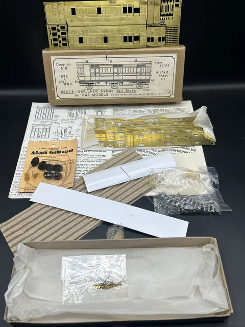 D & S Models Etched Brass Kit Boxed DS117E GER/LNER 6 Wheel Full Brake Rare £50.00 - PicClick UK