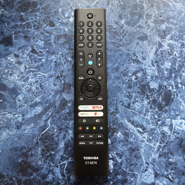 ORIGINAL TOSHIBA CT-8575 Vidaa Voice Remote Control 50UV2F53DB Smart TV (box20) £15.00 - PicClick UK