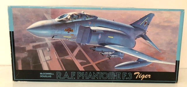 FUJIMI TIGER MCDONNELL Douglas RAF Phantom II F3 1:72 Model Kit 7A-G17 ...