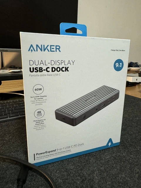 ANKER POWEREXPAND 9-IN-1 USB-C Dual Display HDMI DisplayPort 60W ...