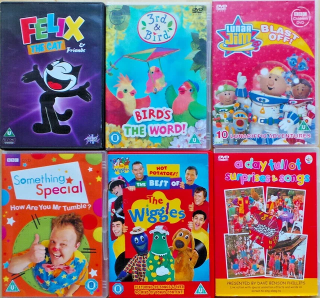 FELIX THE CAT Lunar Jim Wiggles 3Rd & Bird Children's Dvd's X6 £5.91 ...