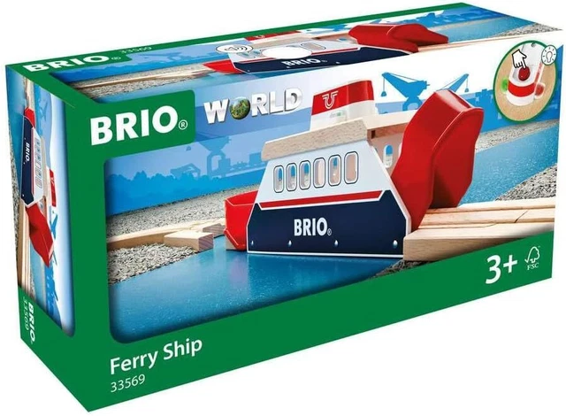 BRIO WORLD HARBOUR Ferry Ship Toy Boat for Kids Age 3 Years Up £29.32 ...