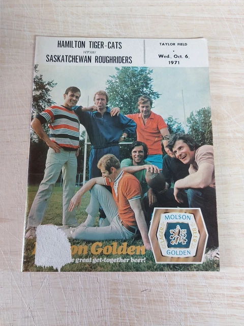 VINTAGE CFL ILLUSTRATED Football Magazine Vol 2 #8 Sask Roughriders ...