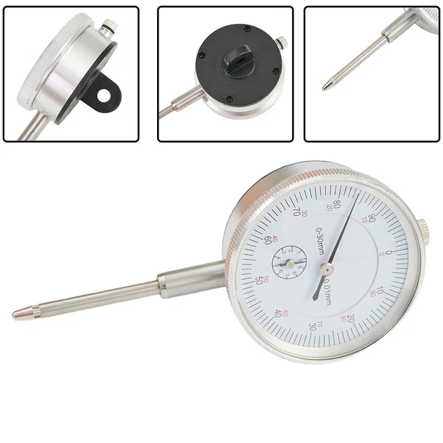 POINTER DIAL INDICATOR Metal Accuracy Measurement Dial Indicator Gauge ...
