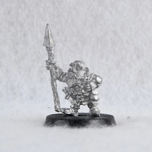 MARAUDER DWARF MM10 Warrior Spear Metal Citadel 80s Dwarfs B261 £15.99 - PicClick UK