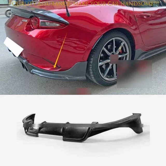 FOR MAZDA MX-5 2016-2024 Dry Carbon Fiber Rear Bumper Diffuser Lip ...