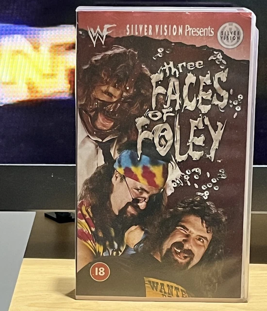 WWF THREE FACES Of Foley VHS Silver Vision 1999 £8.99 - PicClick UK