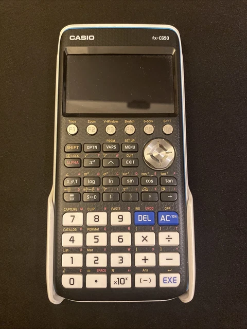 CASIO FX-CG50 3D Graphic Calculator White, A-Levels Compatible £73.50 ...