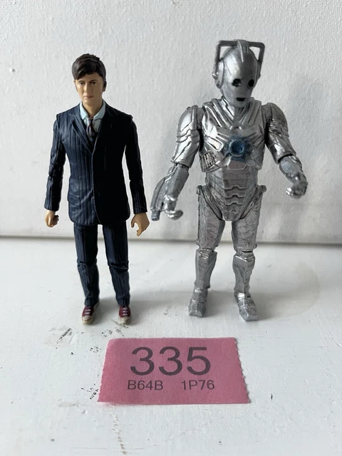 DOCTOR WHO FIGURES: 10th Doctor and Cyberman 3.75 Inch 335 £16.31 ...