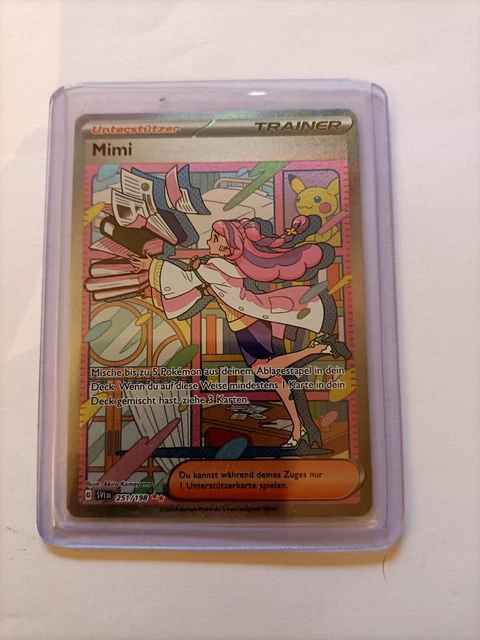 POKEMON KARMESIN UND Purpur 251/198 Mimi Miriam Full Art Deutsch. EUR ...