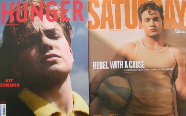 KIT CONNOR Hunger Magazine 24 Summer 2022 + Saturday Guardian July 2023 ...
