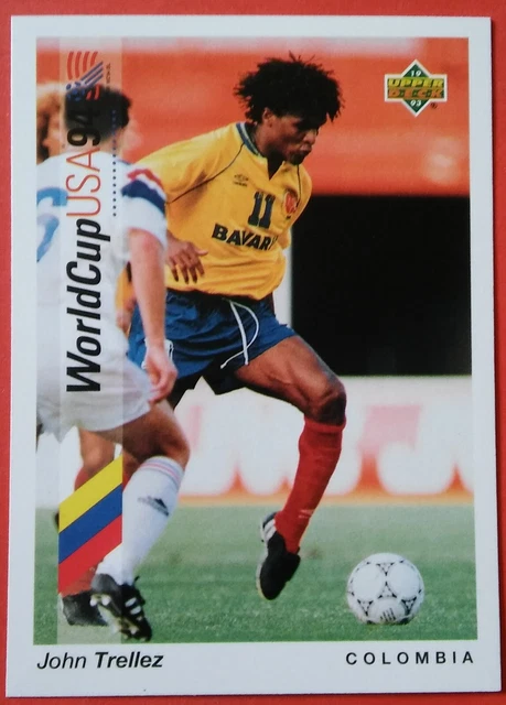 UPPER DECK WORLD Cup USA 94 card - John Trellez of Colombia EUR 1,15 ...