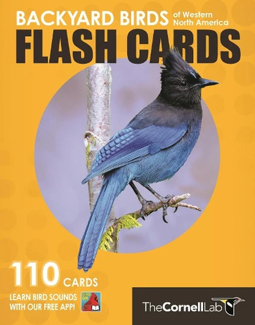 BACKYARD BIRDS FLASH Cards - Western North America by Cornell Lab of ...