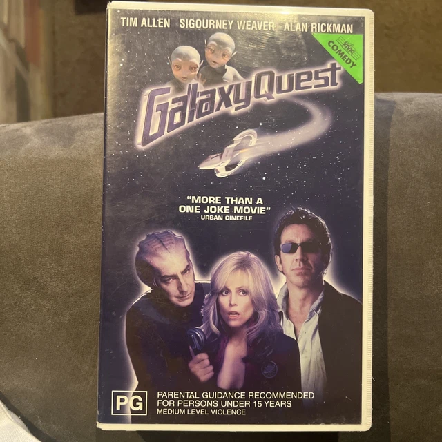 GALAXY QUEST VHS Video - Alan Rickman, Tim Allen, Sigourney Weaver Ex ...