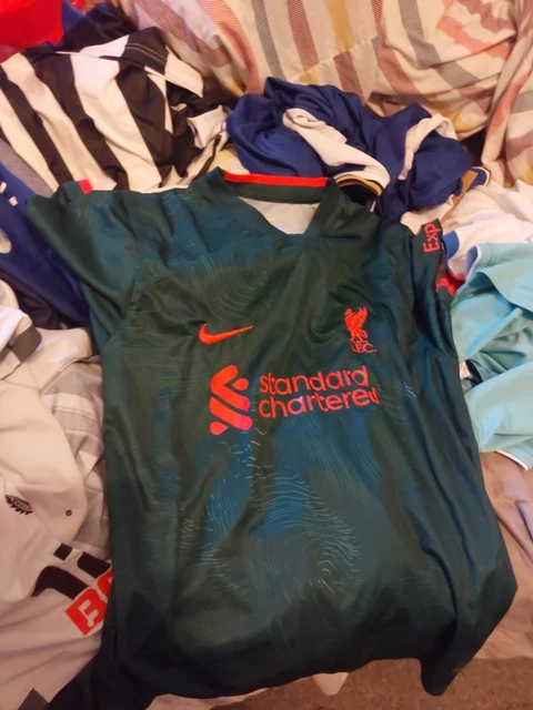 LIVERPOOL FOOTBALL SHIRT Nike XL 3rd Away Kit Jersey 2022 2023 No Tags ...