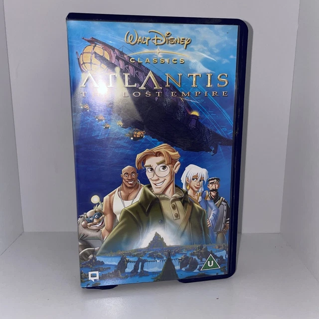 WALT DISNEY CLASSICS Atlantis: The Lost Empire On VHS Video Cassette ...