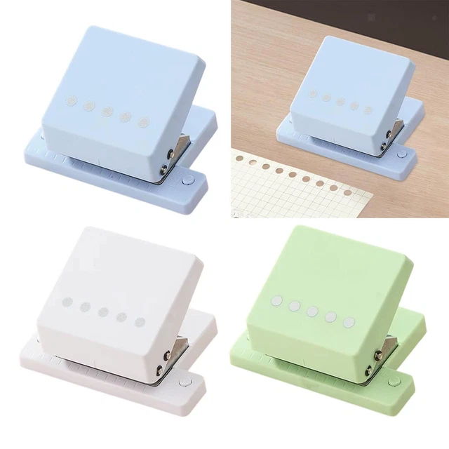 5 HOLE PUNCHER Lightweight Binding Machine for Loose Leaf Notebooks A4 ...