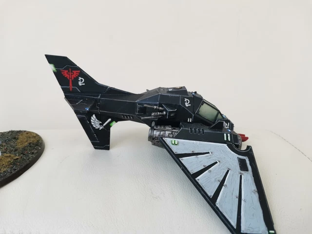WARHAMMER 40K DARK Angel Space Marine Nephilim Jet Fighter Lvl 5 Pro ...