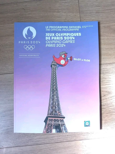 OLYMPIC GAMES PARIS 2024 Official Program Bilingual Edition (French ...