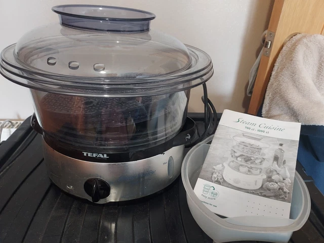 TEFAL STEAM CUISINE Food Steamer 3 Tier Used £10.00 - PicClick UK