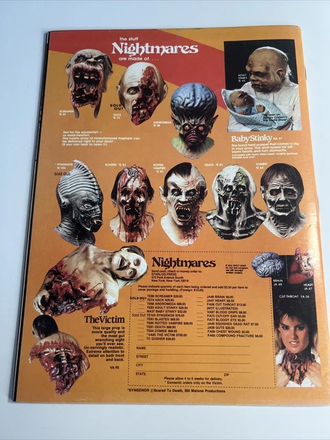 GOREZONE #12 MAGAZINE Clive Barker, Basket Case 2 - Includes 2 x ...