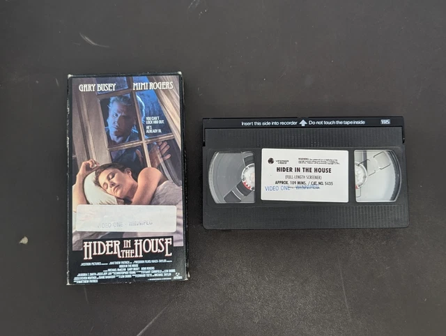 HIDER IN THE House Vestron VHS Screener Copy Gary Busey Mimi Rogers £10 ...