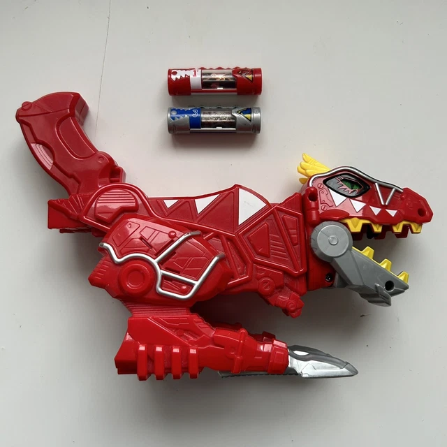 POWER RANGERS DINO Charge Deluxe T Rex Morpher Blaster Chargers Bandai ...