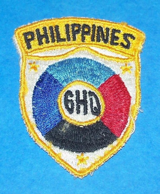 ORIGINAL POST WW2 Filipino Made Philippine Army Ghq Patch Variation #2 ...
