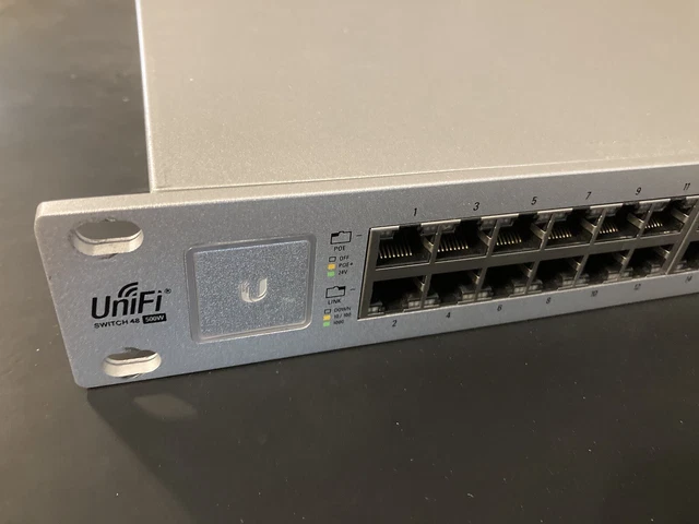 UBIQUITI UNIFI US-48-500W 48-Port PoE Switch Factory Reset - Read ...