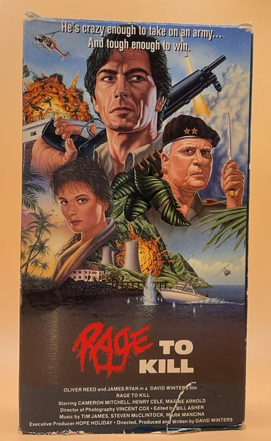 RAGE TO KILL VHS 1988 Oliver Reed **Buy 2 Get 1 Free** £9.45 - PicClick UK