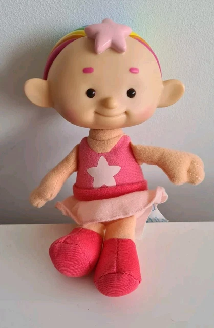 RARE CLOUD BABIES CBeebies Rainbow Baby Baba Pink 7" Plush Soft Toy ...