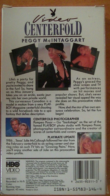 PLAYBOY CENTERFOLD - PEGGY McINTAGGART - VHS tape $40.00 - PicClick CA